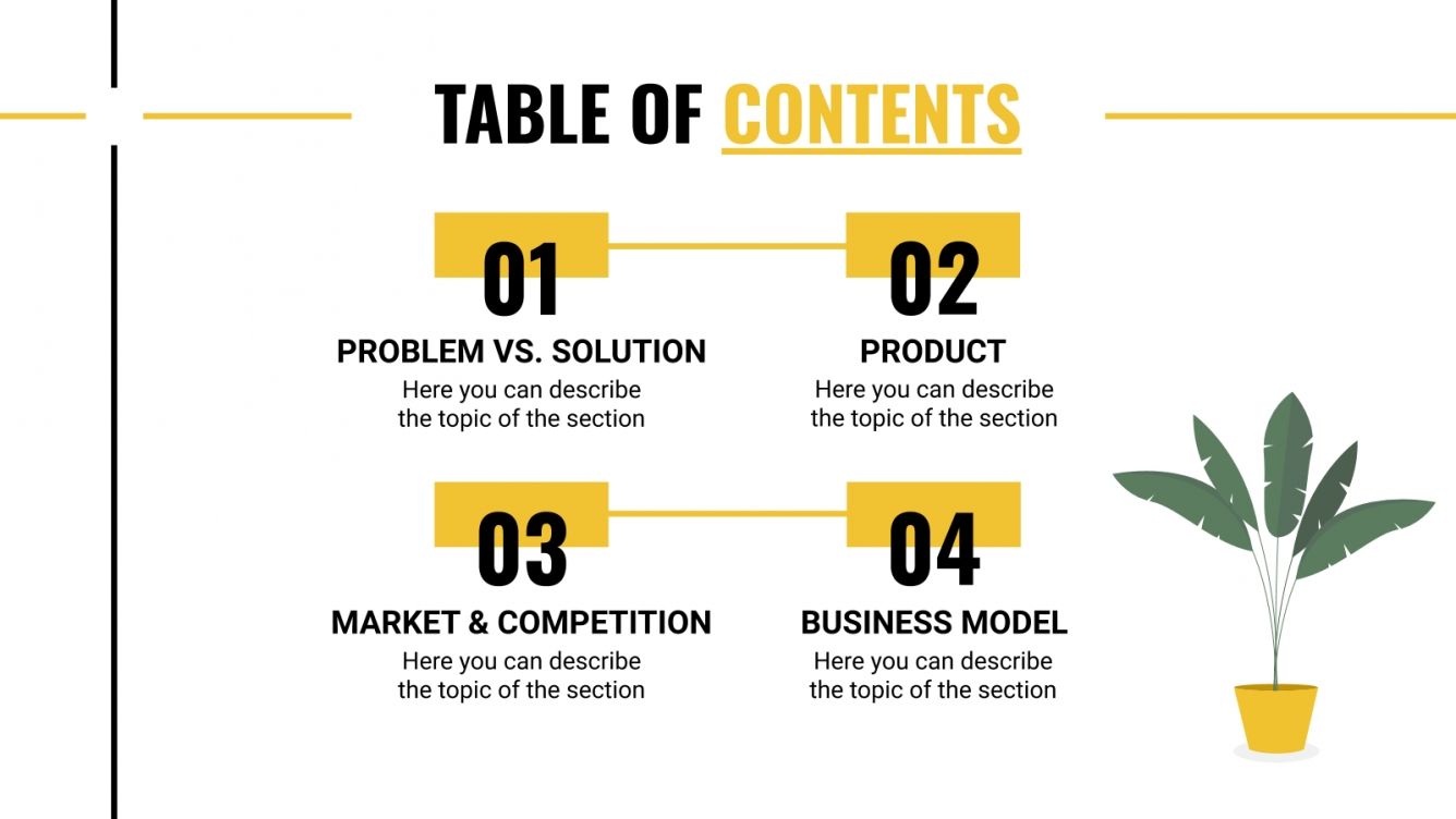 Minimalist Pitch Deck Google Slides and PowerPoint presentation