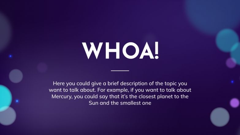 Bokeh Lights Google Slides and PowerPoint template