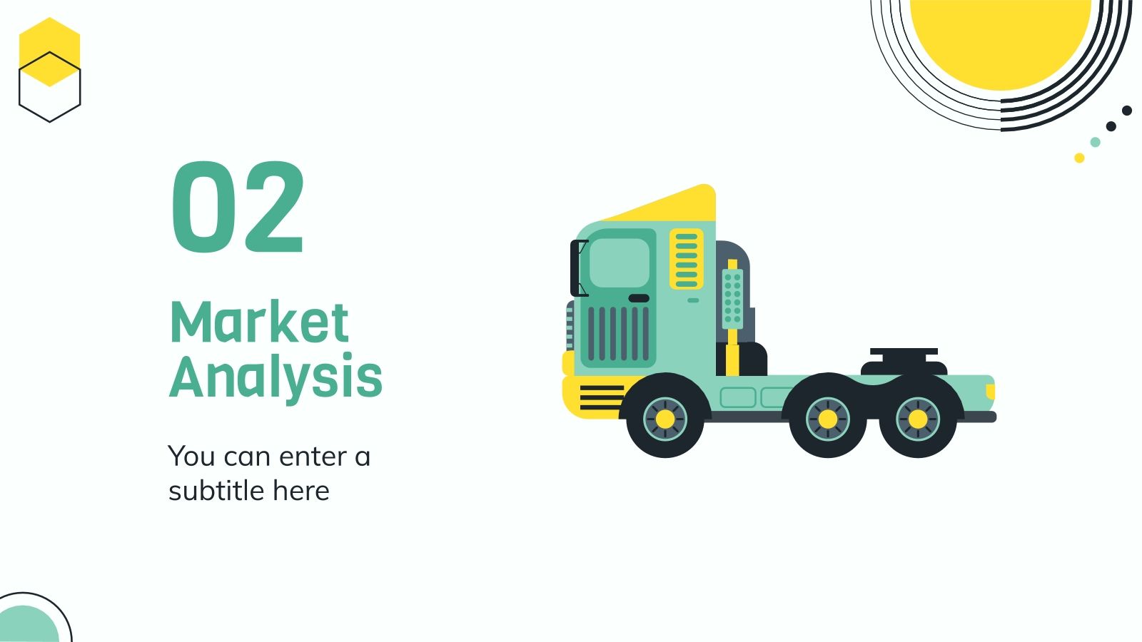 Trucking Business Plan Google Slides and PowerPoint template