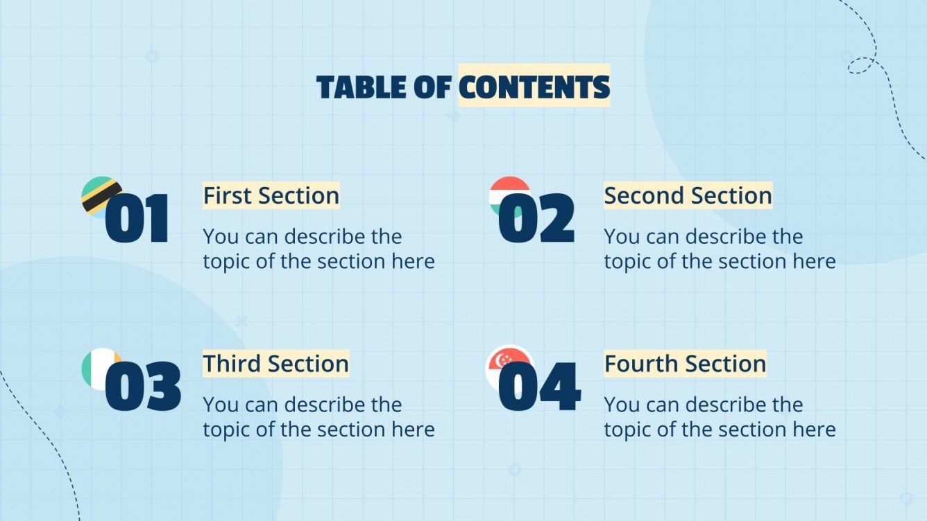 Flags of the World Plan Google Slides & PowerPoint template