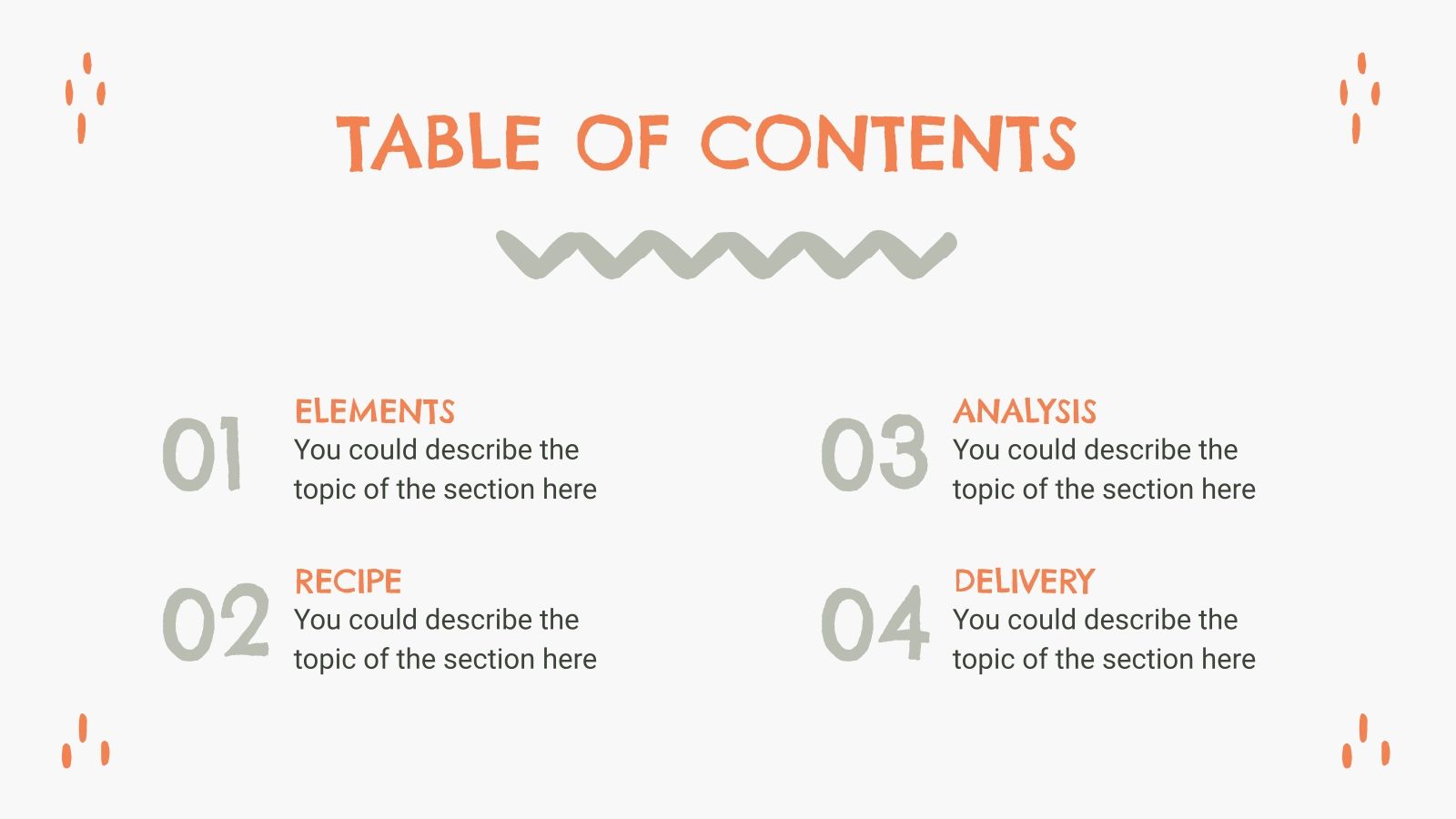 Food Recipe Google Slides theme and PowerPoint template