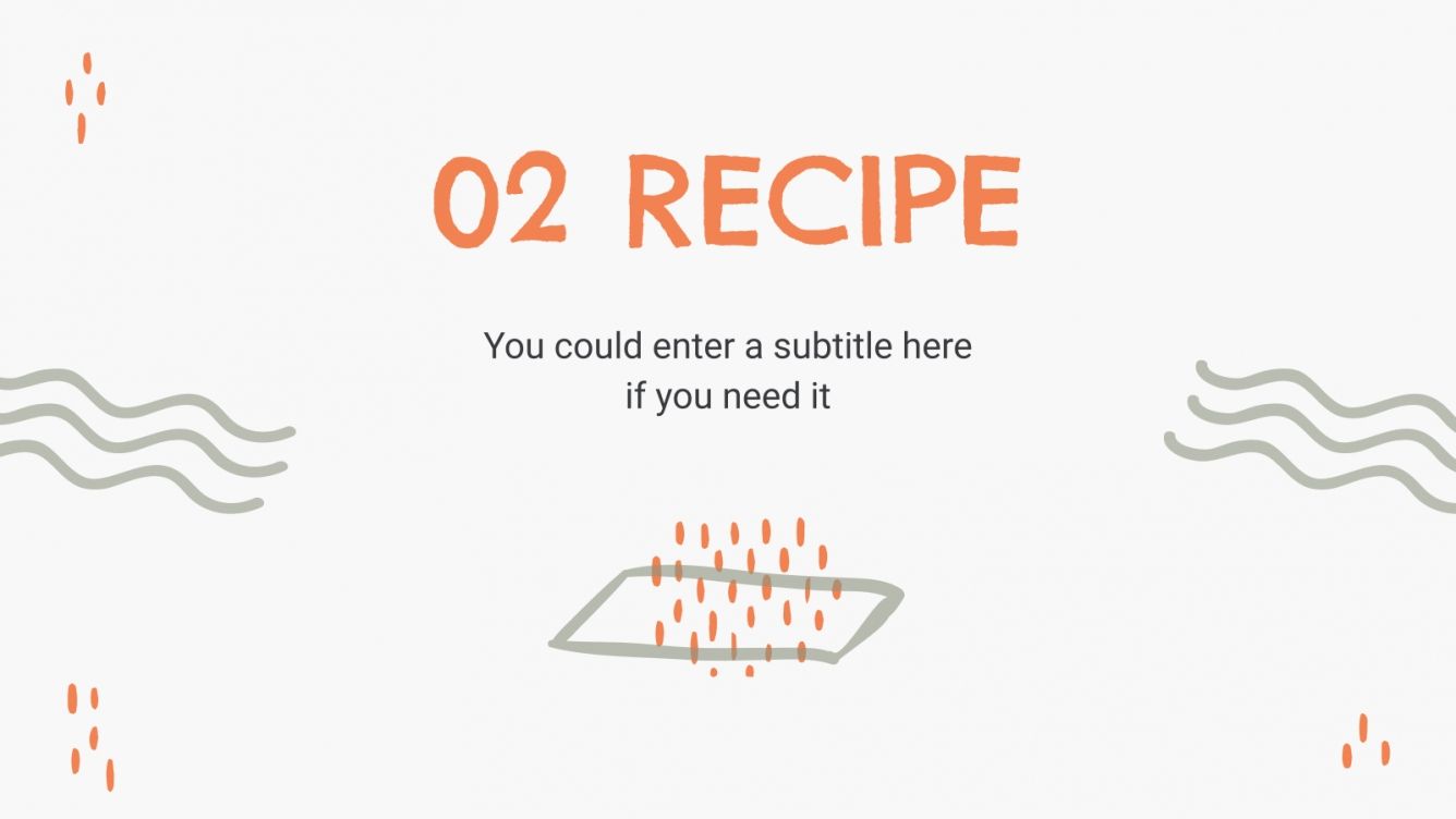 Food Recipe Google Slides theme and PowerPoint template