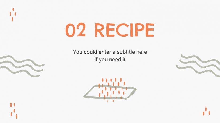 Food Recipe Google Slides theme and PowerPoint template
