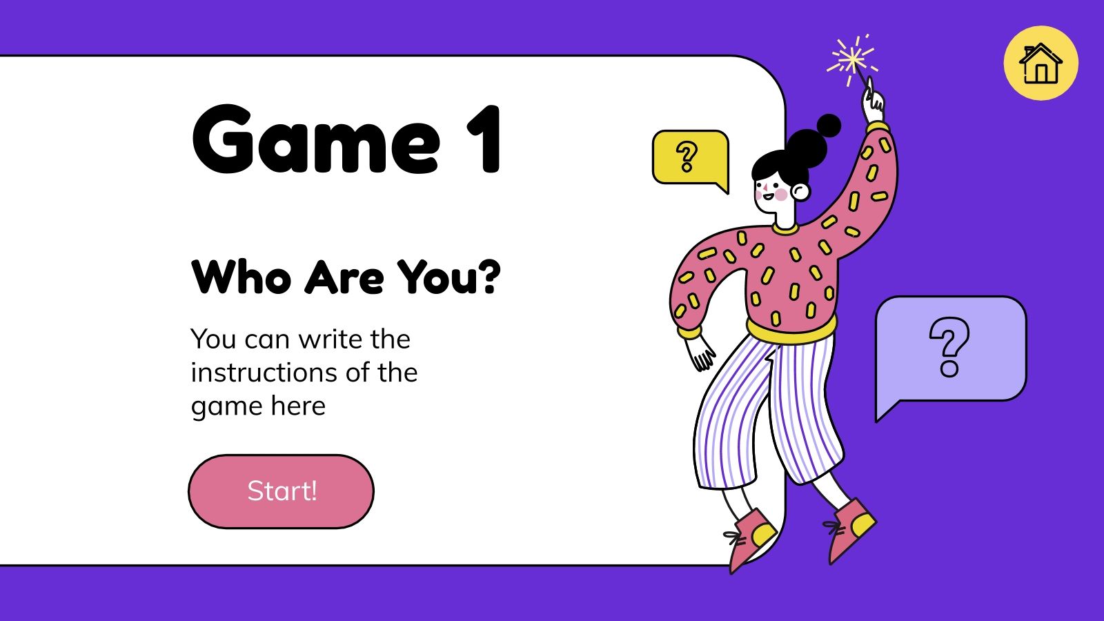 Juegos para la vuelta al cole | Tema de Google Slides y PPT