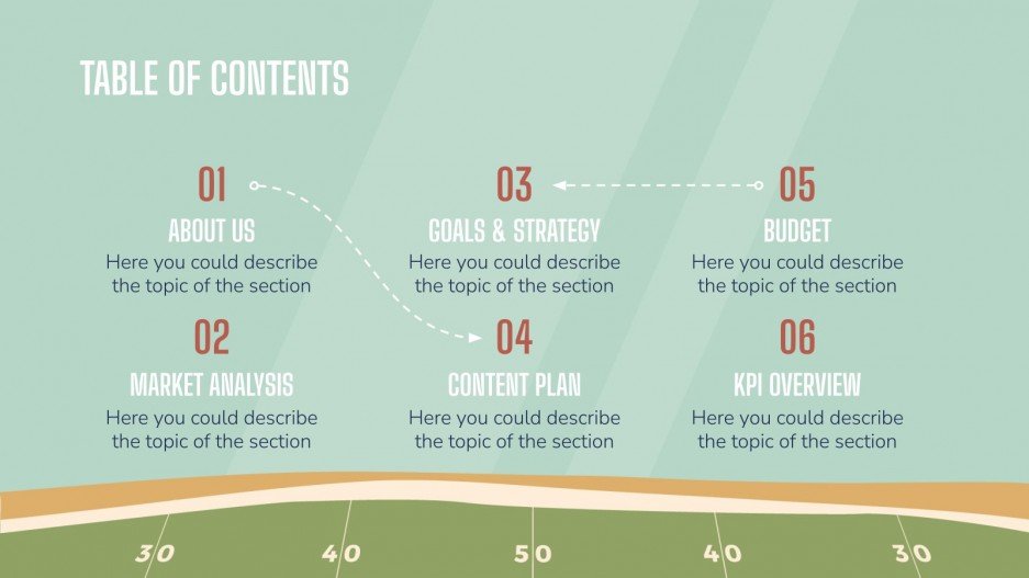 American Football Annual Championship MK Campaign | Google Slides & PPT