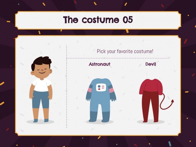 Choose Your Carnival Costume! | Google Slides & PowerPoint
