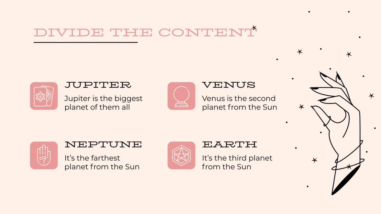 Magic Tarot Hands | Google Slides & PowerPoint template