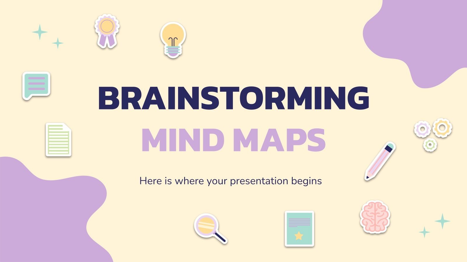 Free templates with Mind Maps for Google Slides & PowerPoint