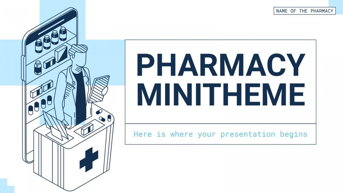Free Pharmacy-themed templates for Google Slides and PPT