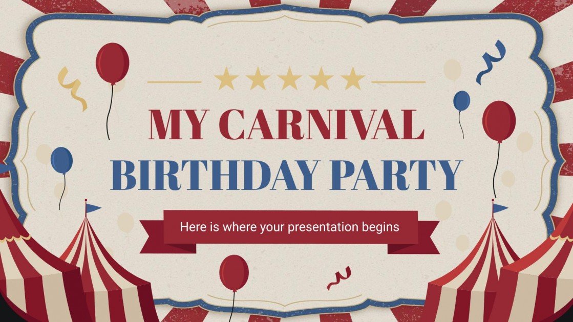 Free Carnival-themed Google Slides & PowerPoint templates
