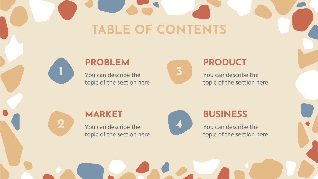 Cool Cream Background Pitch Deck | Google Slides & PowerPoint