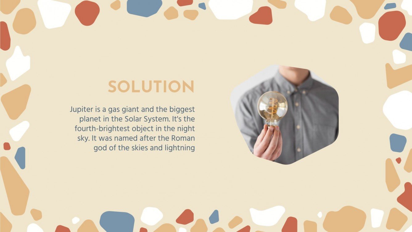 Cool Cream Background Pitch Deck | Google Slides & PowerPoint