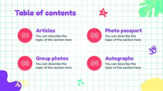 Neon Elementary School Yearbook | Google Slides & PPT