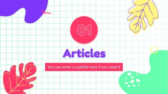 Neon Elementary School Yearbook | Google Slides & PPT