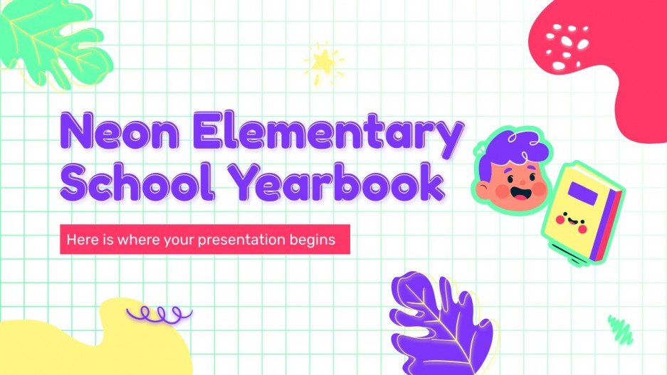 Free Neon Google Slide themes and PowerPoint templates