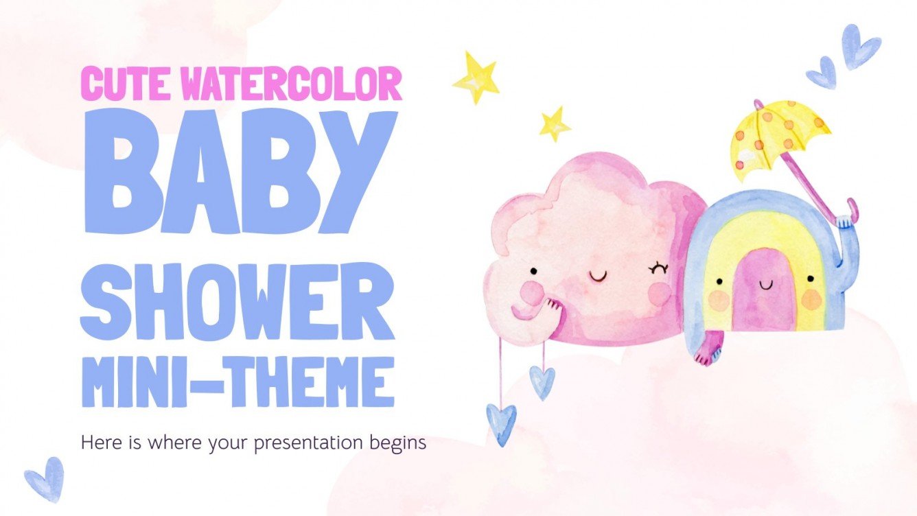 Free baby-themed templates for Google Slides and PPT