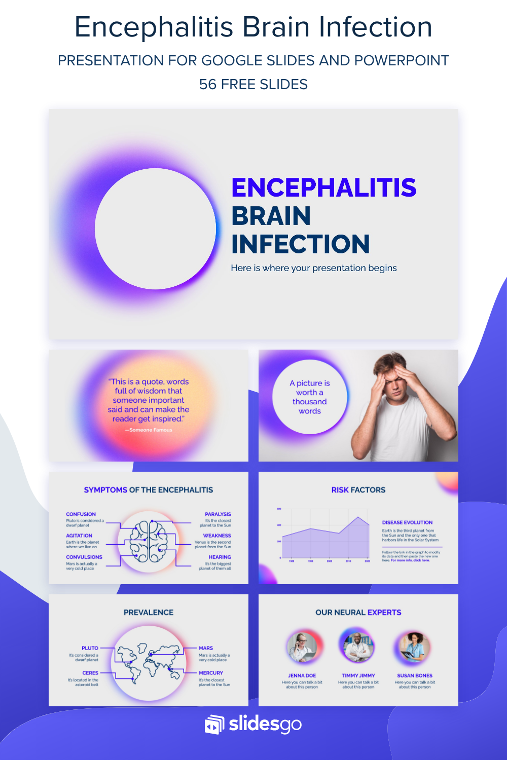 Encephalitis Brain Infection | Google Slides & PowerPoint