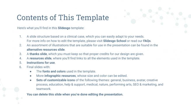 Immunology Clinical Case Google Slides and PPT template