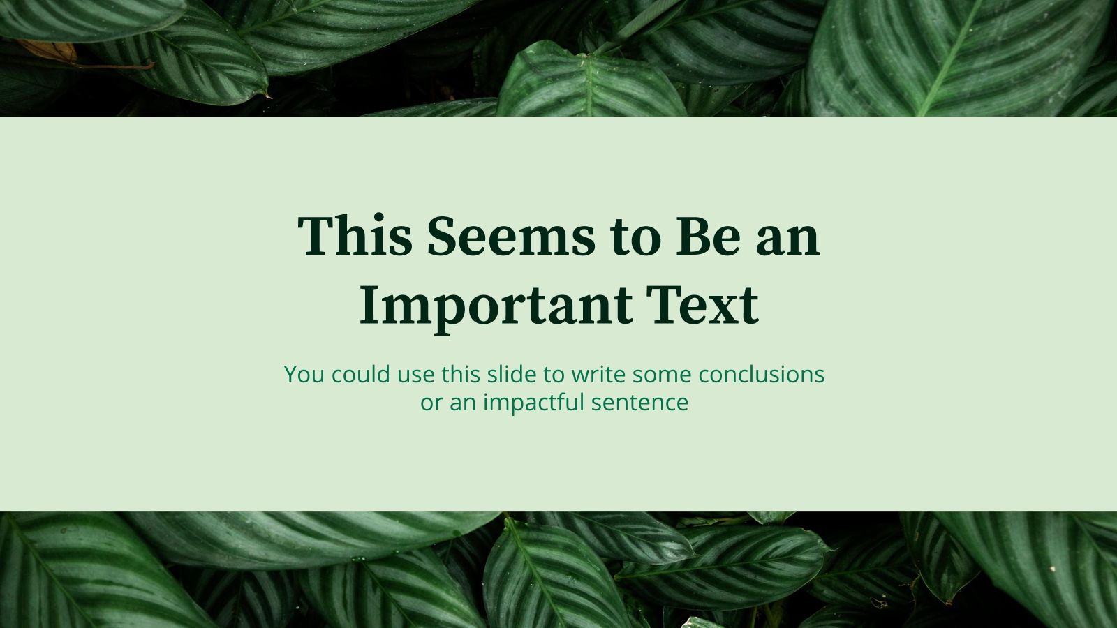 Thème Google Slides et modèle PowerPoint vert inspirant