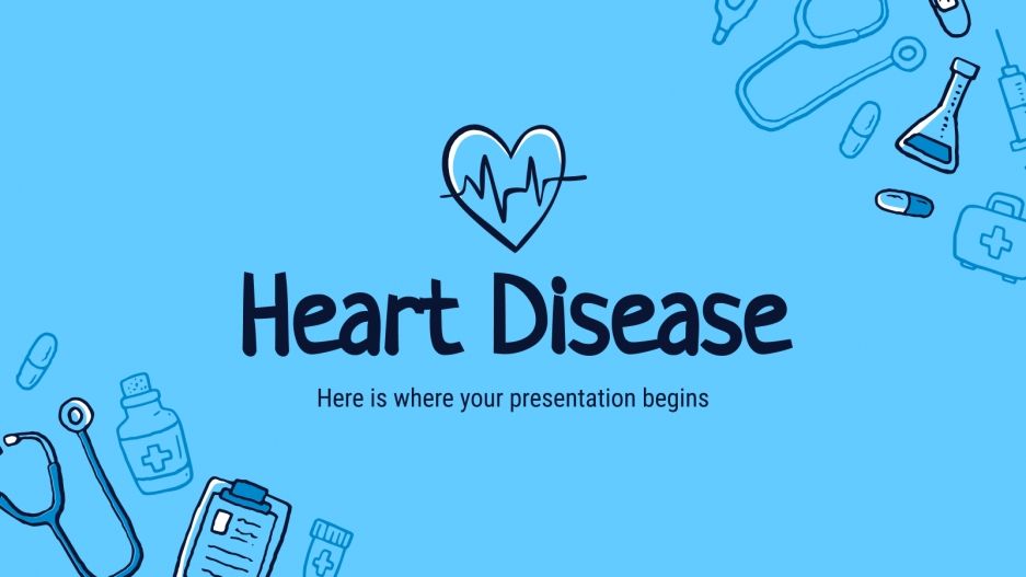 Heart Disease Google Slides theme and PowerPoint template