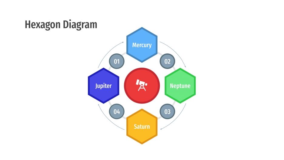 Free Hexagon Infographics for Google Slides and PowerPoint