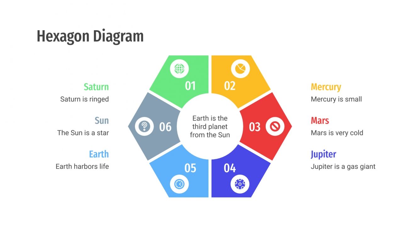 Free Hexagon Infographics for Google Slides and PowerPoint