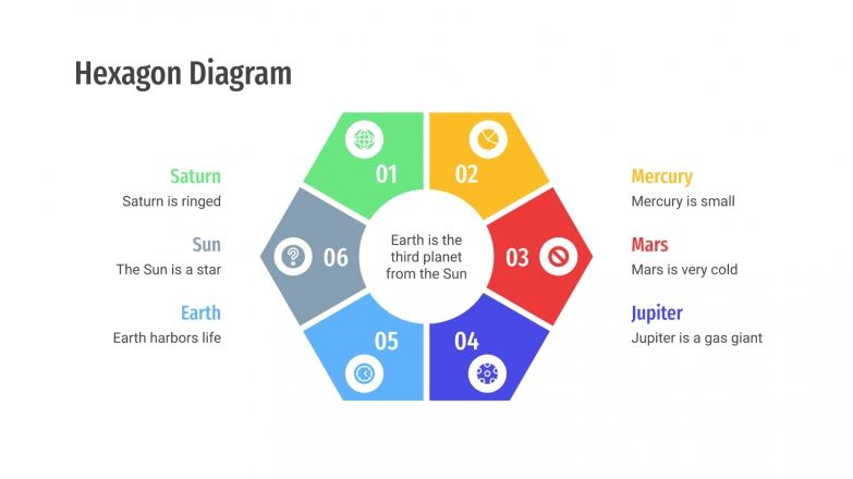 Free Hexagon Infographics for Google Slides and PowerPoint