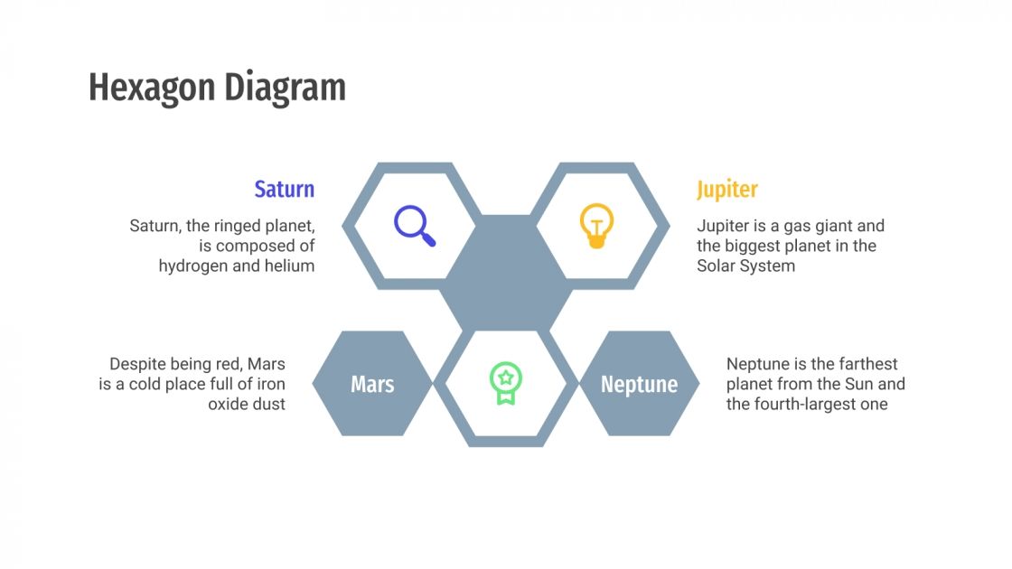 Free Hexagon Infographics for Google Slides and PowerPoint