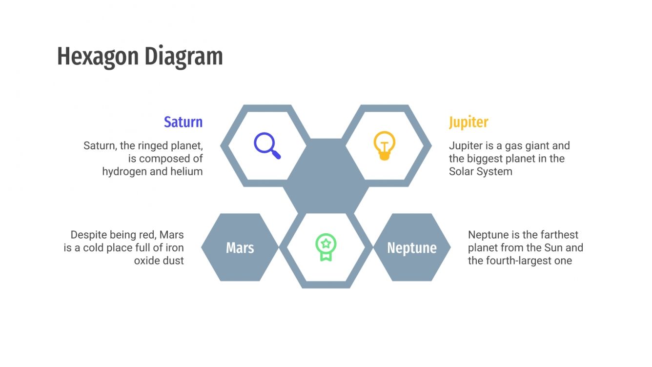Free Hexagon Infographics for Google Slides and PowerPoint