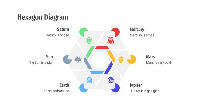 Free Hexagon Infographics for Google Slides and PowerPoint