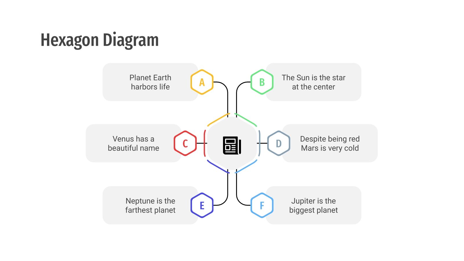 Free Hexagon Infographics for Google Slides and PowerPoint