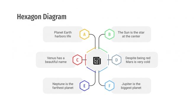 Free Hexagon Infographics for Google Slides and PowerPoint