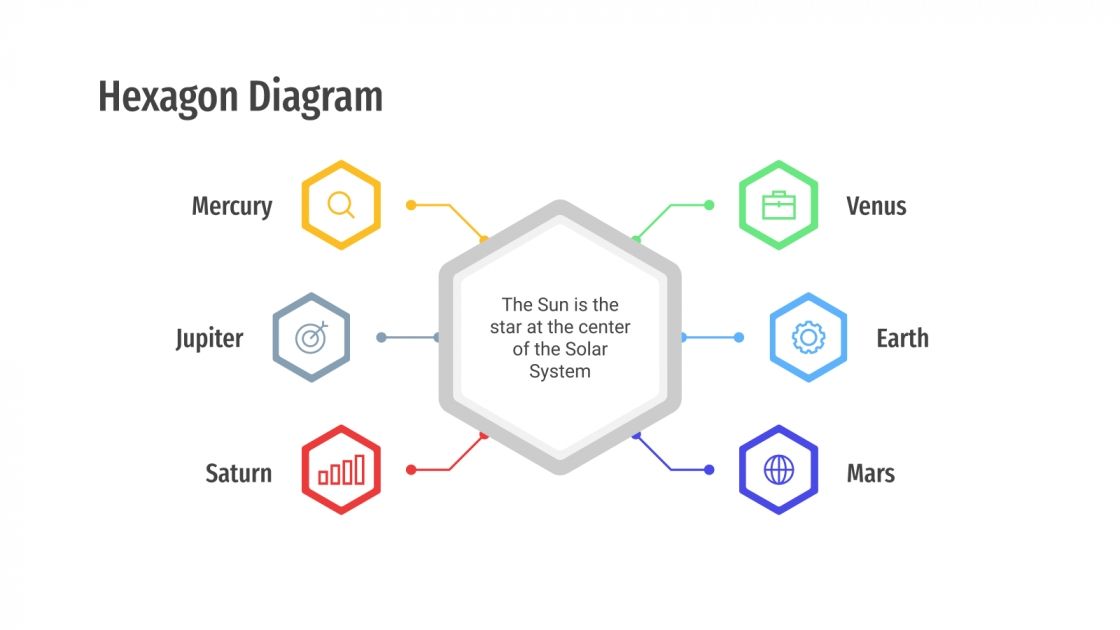 Free Hexagon Infographics for Google Slides and PowerPoint