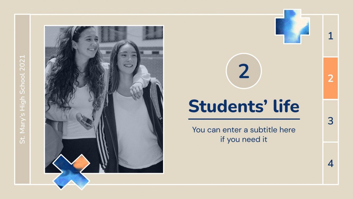 Abstract High School Yearbook | Google Slides & PowerPoint