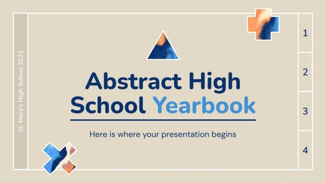 Free Google Slides and PowerPoint yearbook templates