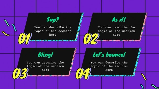 90s Style | Google Slides and PowerPoint template