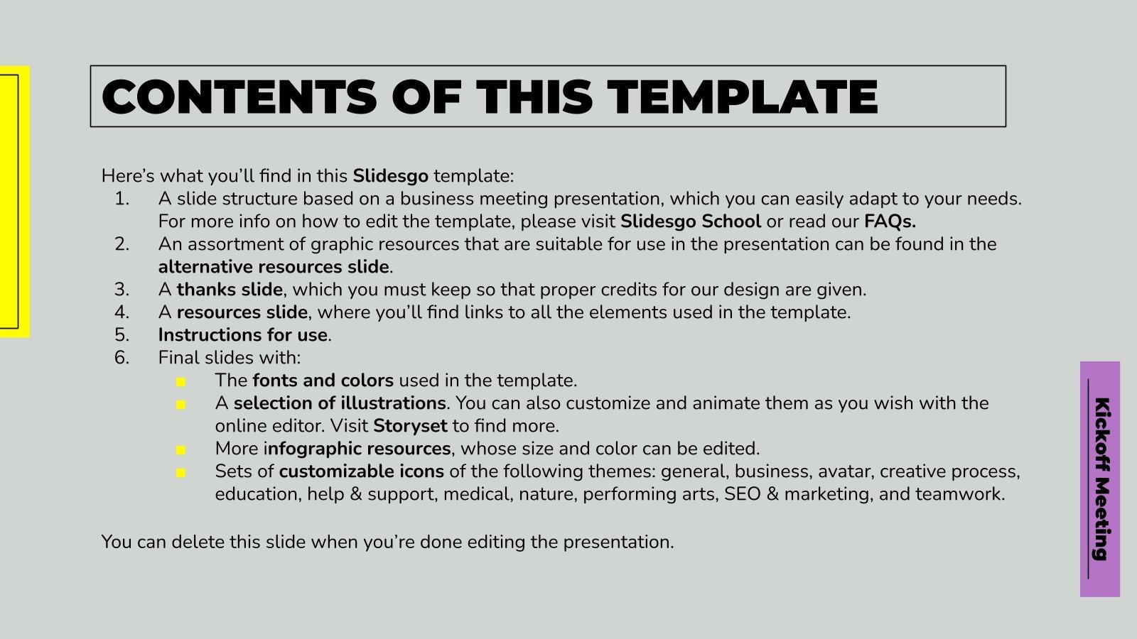 Kickoff Meeting | Google Slides & PowerPoint