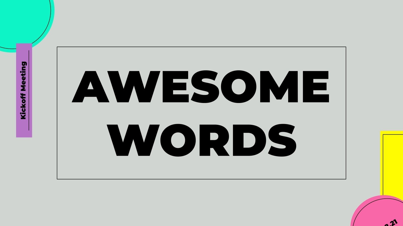Kickoff Meeting | Google Slides & PowerPoint