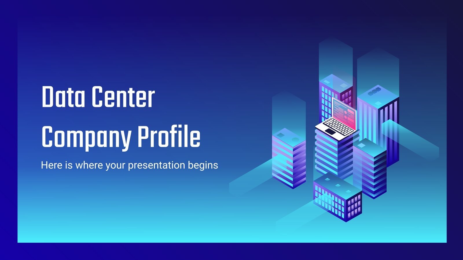 Data Center Company Profile | Google Slides & PowerPoint