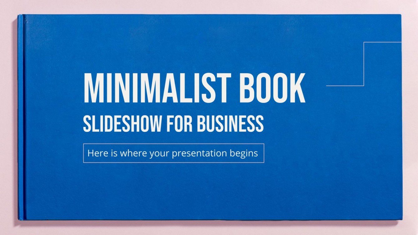 Minimalist Book Slideshow for Business | Google Slides & PPT