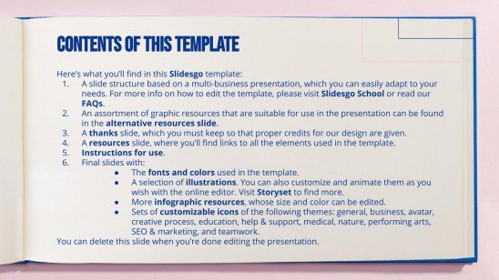 Minimalist Book Slideshow for Business | Google Slides & PPT