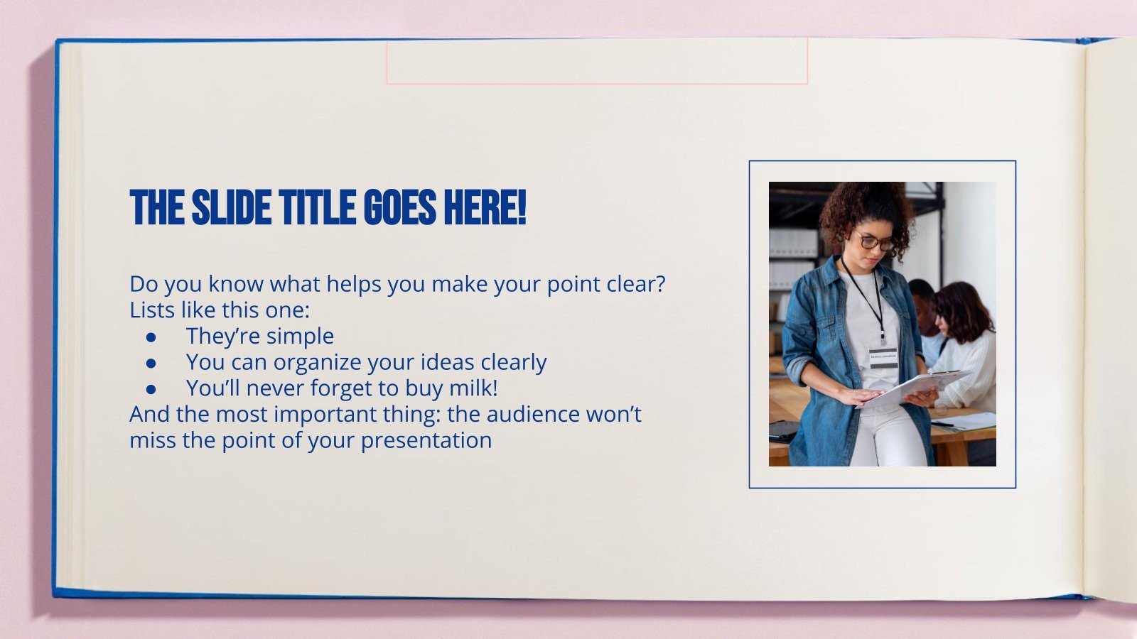 Minimalist Book Slideshow for Business | Google Slides & PPT