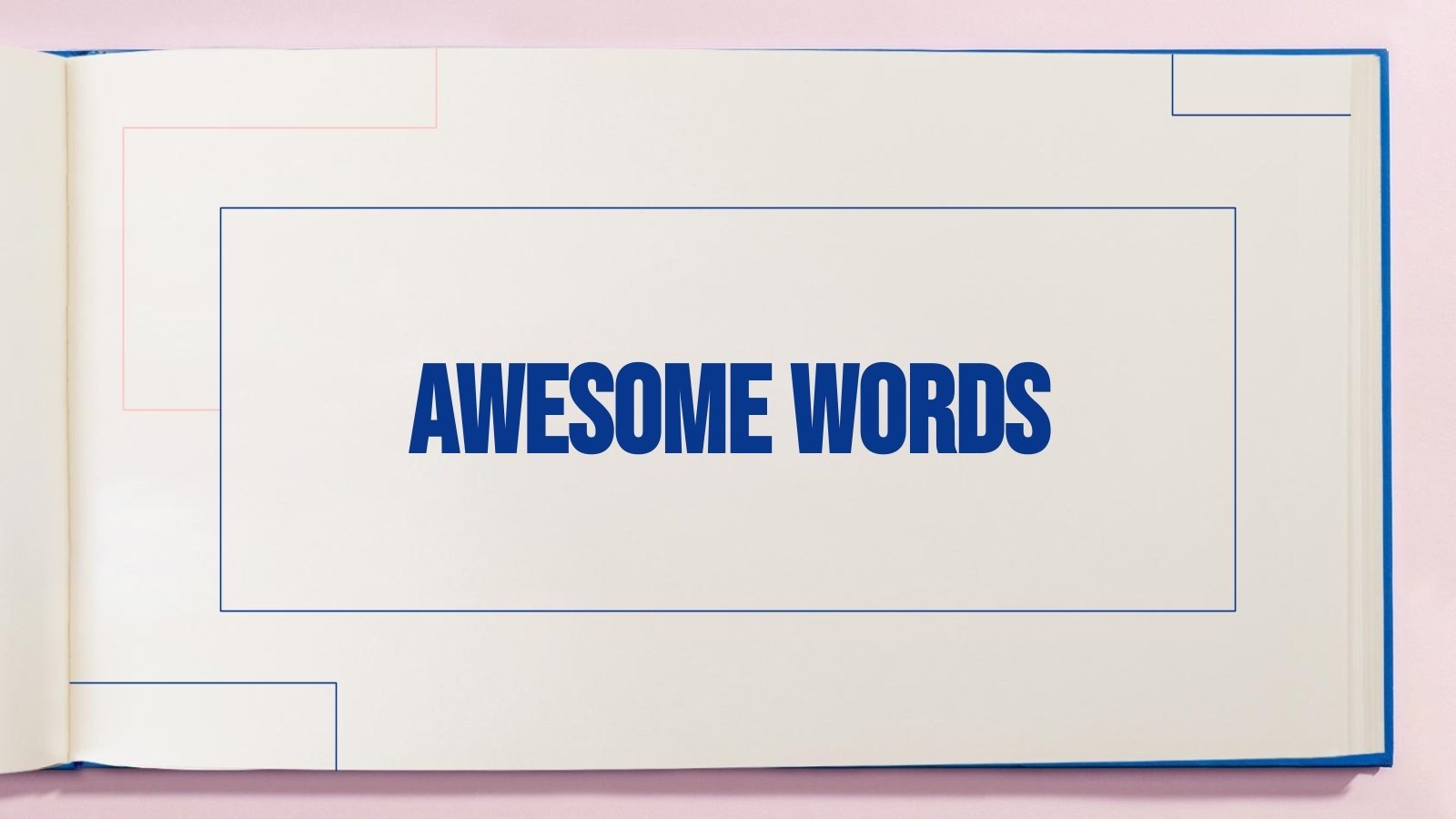 Minimalist Book Slideshow for Business | Google Slides & PPT