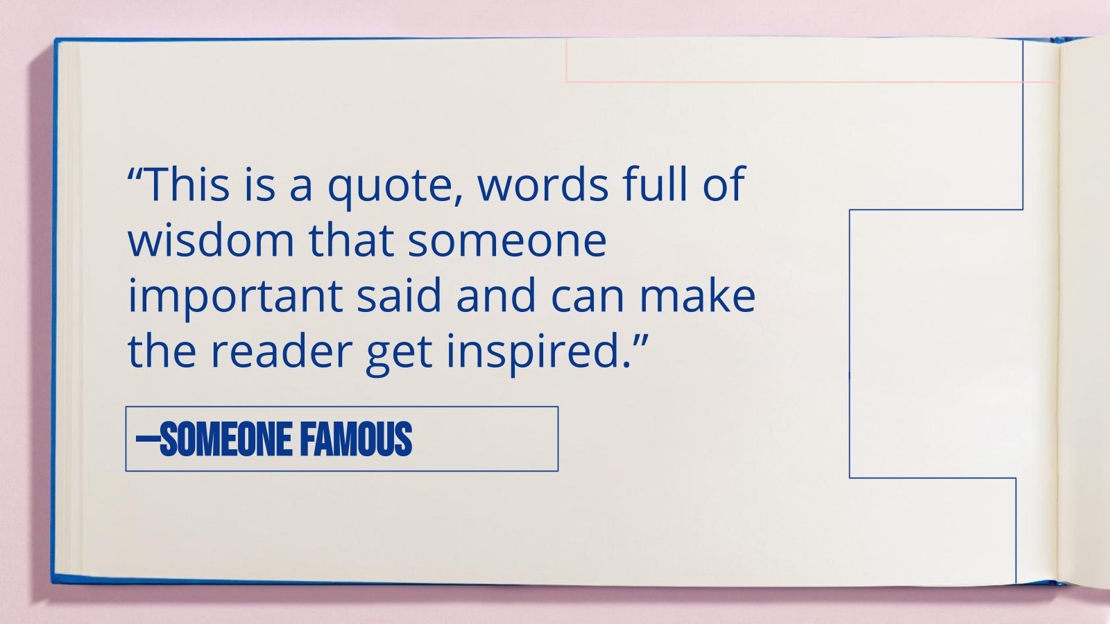 Minimalist Book Slideshow for Business | Google Slides & PPT