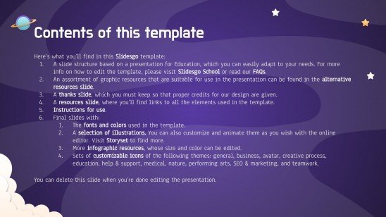 Science Subject for Elementary: Universe | Google Slides & PPT