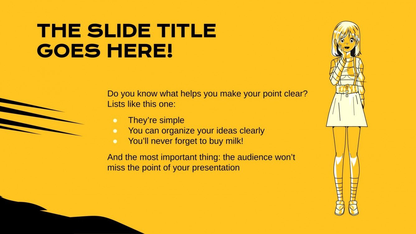 Tokyo Anime Characters Newsletter | Google Slides & PPT