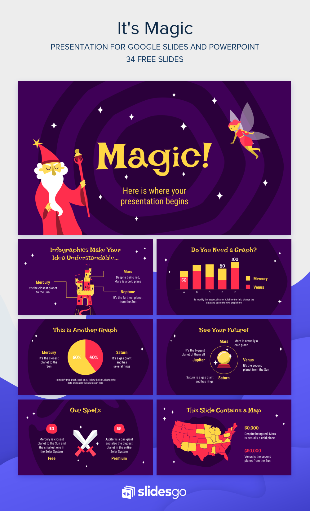 It's Magic Google Slides theme and PowerPoint template