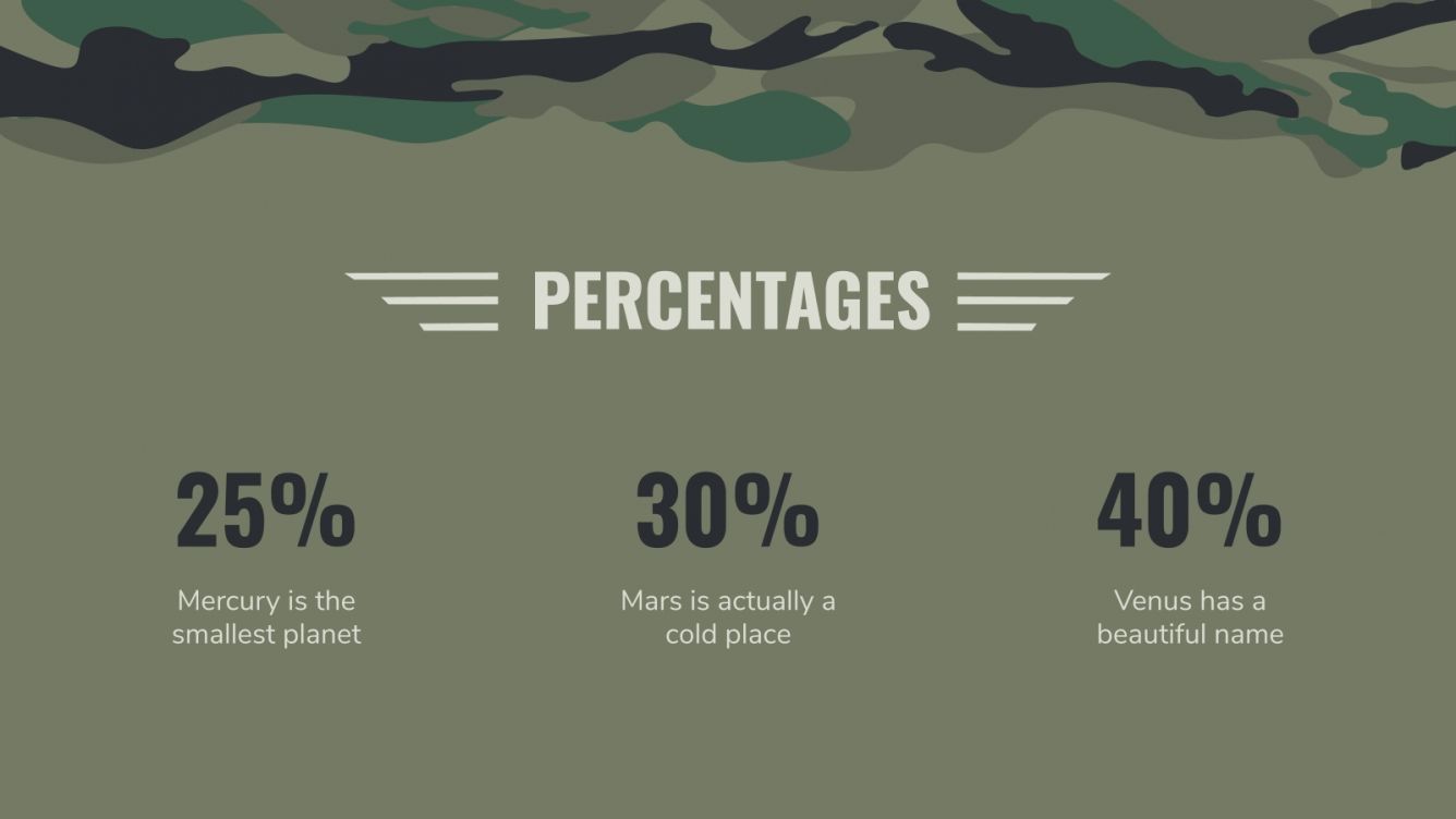 Military Background Slides theme and PowerPoint template