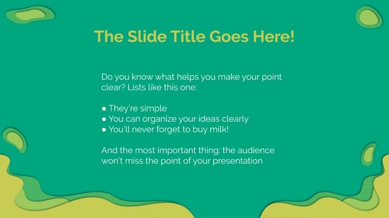 Abstract Papercut Slides theme and PowerPoint template