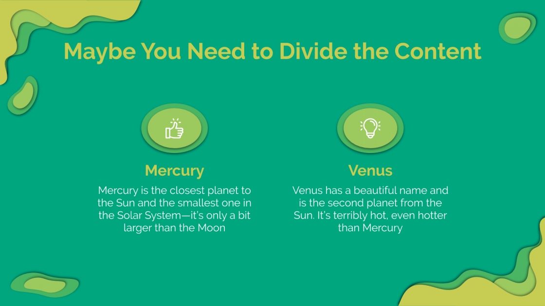 Abstract Papercut Slides theme and PowerPoint template